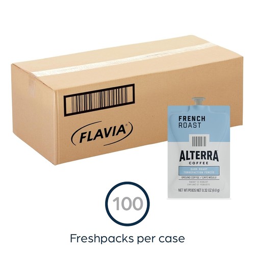 FLAVIA ALTERRA French Roast Coffee Dark & Intense 100 COUNT BBD 06/11 ...