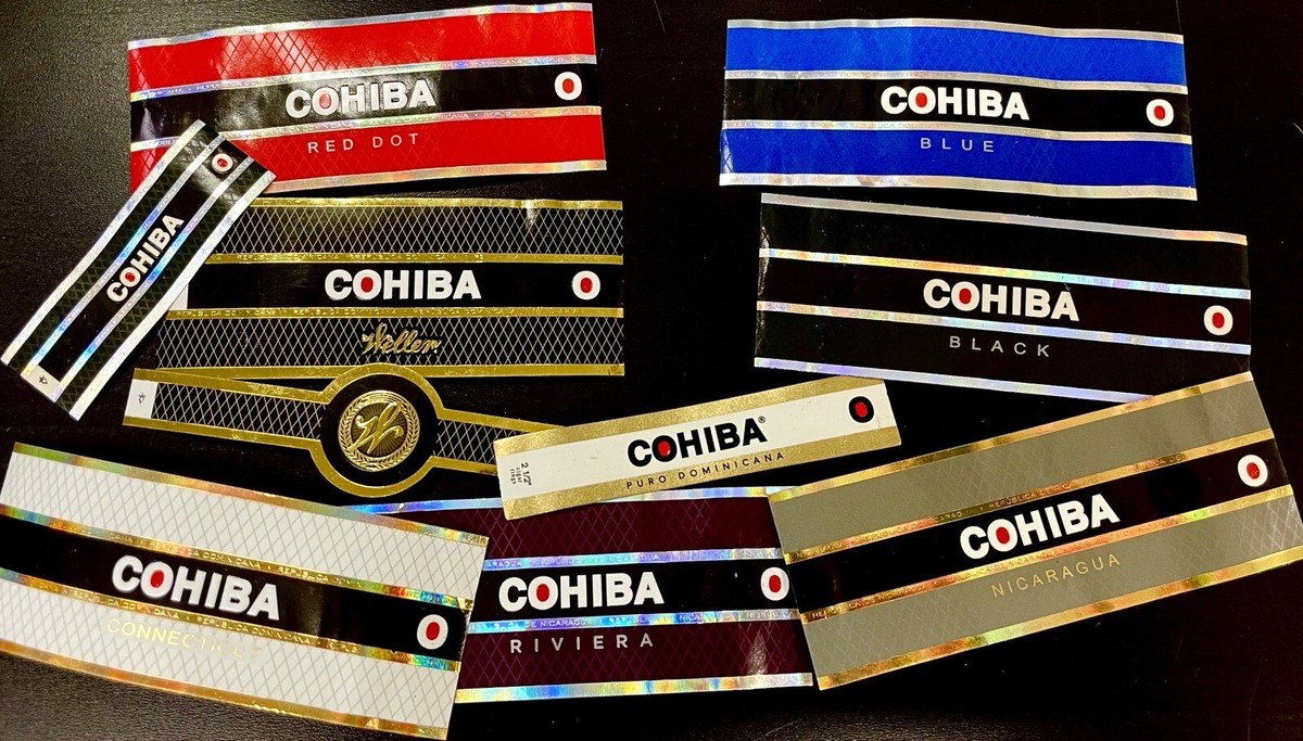Cohiba Cigars Label Old Cigar Label, Tapaclavos, "COHIBA"