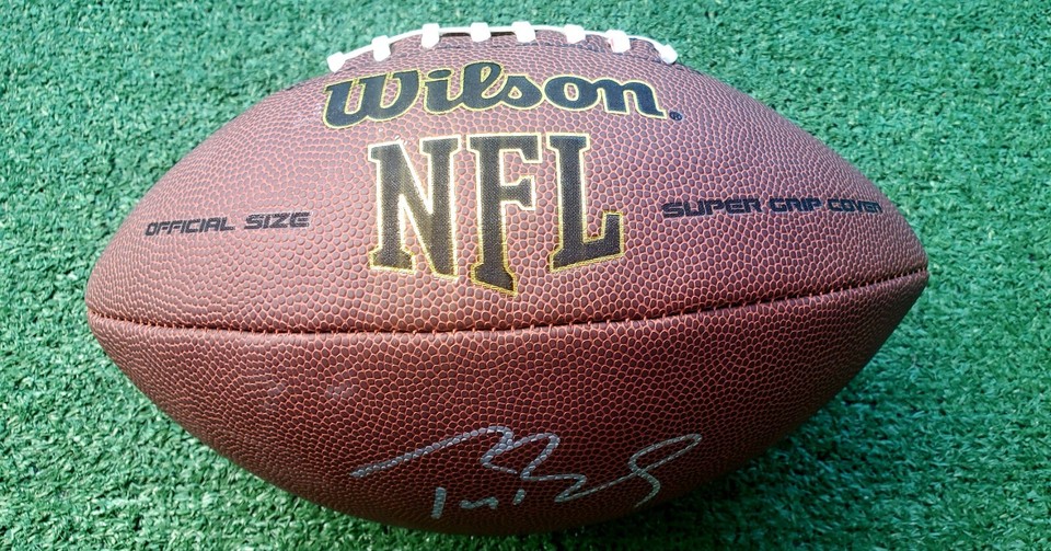 Tom Brady Hand Signed Autographed Wilson NFL Football Tampa Bay ...
