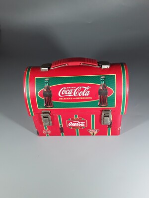 Coca-Cola Miniature Lunchbox Tin Container | eBay