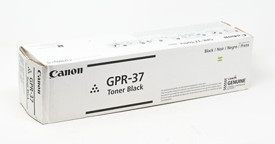 Genuine Canon GPR-37 Black Toner - Original - Factory Sealed | eBay