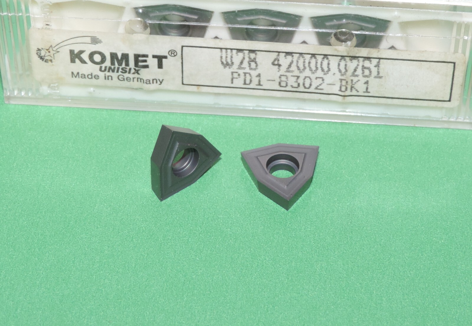 W28 42000.0261 BK1 KOMET CARBIDE INSERTS * 9 PIECES PACK * (42000 0261 ...