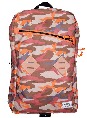 Ecko Unlimited Orange Pop Camo Zipper Pocket Bag Backpack | eBay