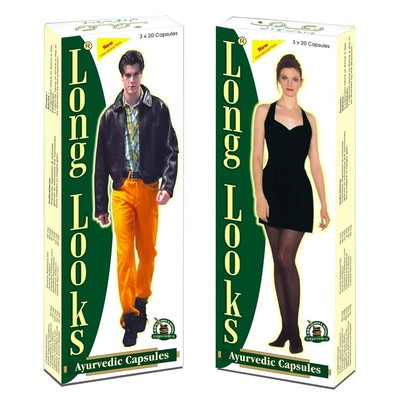 Long Looks Height Gainer Caps. | Height Increase Herbal 60 Caps for ...