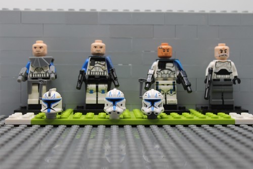 Lego Captain Rex Minifigure Lot All Four Variants Great Condition! | eBay