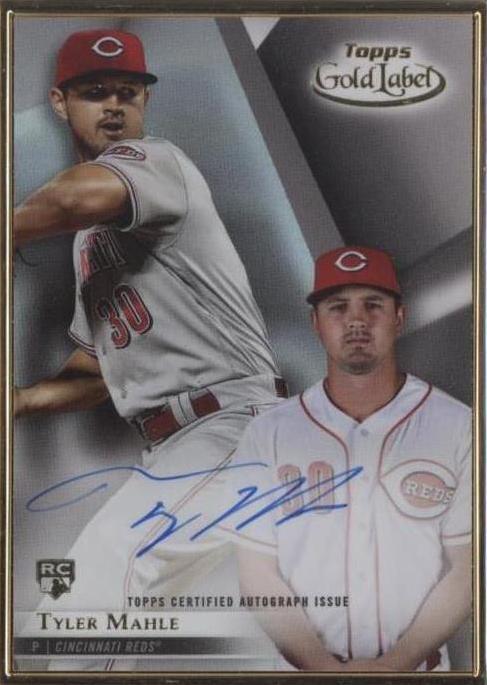 2018 Topps Gold Label - Gold Framed Autographs Tyler Mahle #FA-TM (AU ...