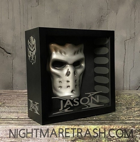 Jason X Mask Friday the 13th Display Case Custom Collectible Uber Jason ...
