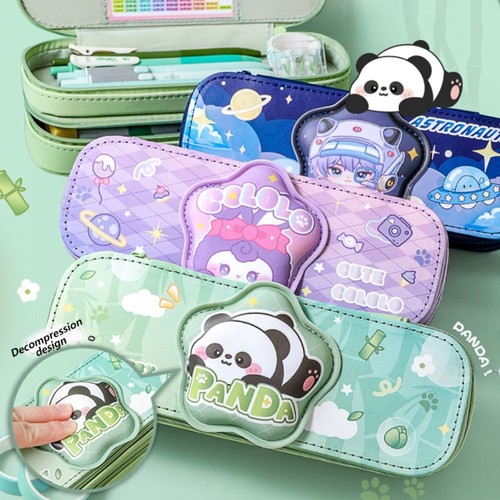 Double-layer Pencil Case Large-capacity Stationery Organizer Gift | eBay