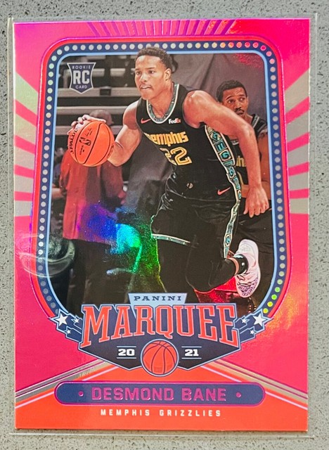 2020-21 Panini Chronicles - Marquee Pink #245 Desmond Bane (RC) for ...