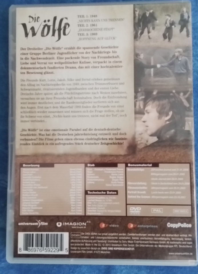 Die Wölfe - komplette Serie - Axel Prahl, Barbara Auer, Florian David ...
