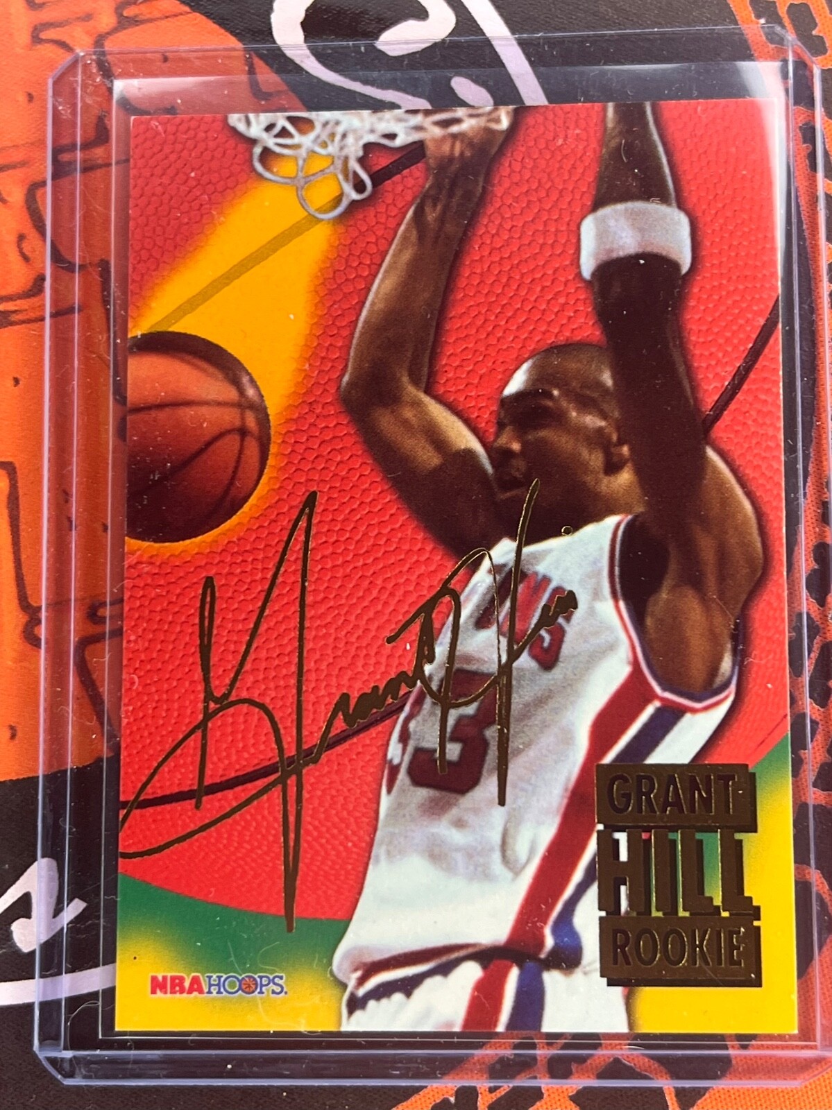 1994-95 NBA Hoops Grant Hill Wrapper Exchange redemption Card Gold | eBay