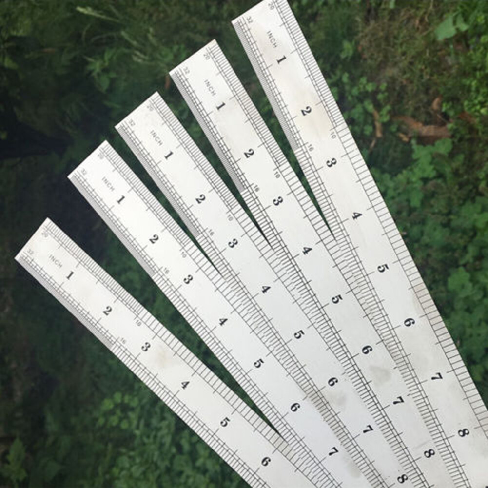 30/50/60cm Ruler Easy to Operate Precise Stainless Steel Ruler Supplies ...