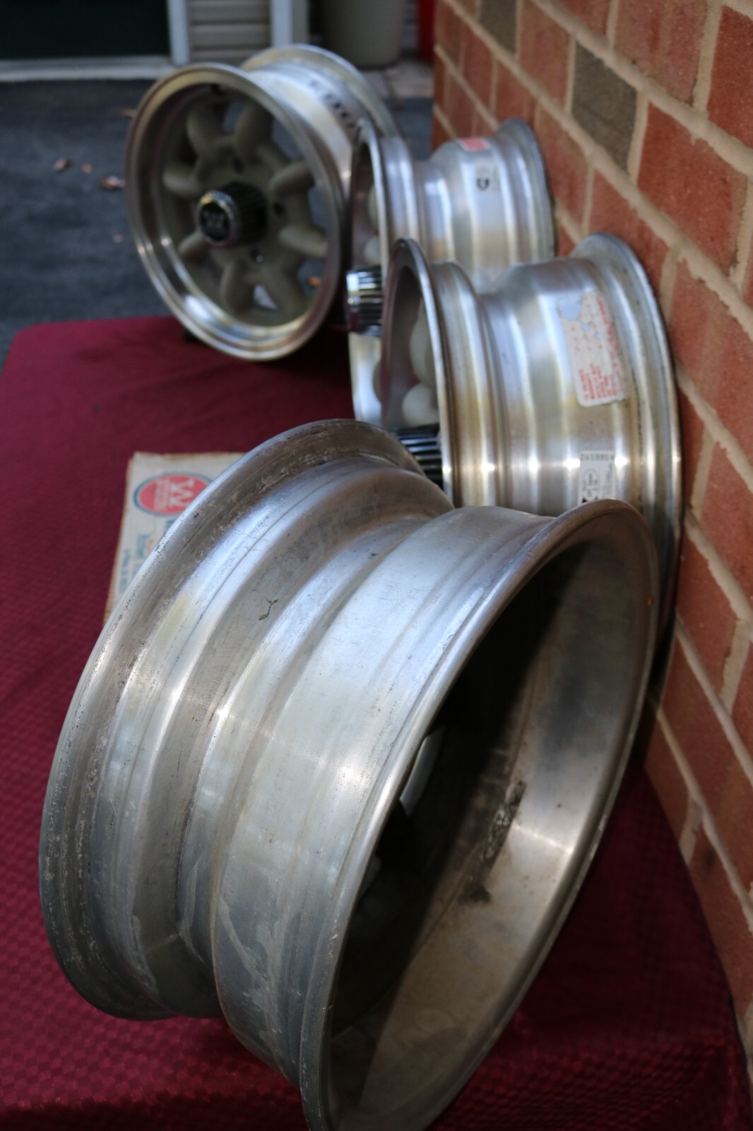 Vintage Western Superlite 13x5 Aluminum Wheels Mazda RX7 Datsun B210 ...