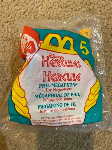 McDonald’s 1997 Vintage Disney HERCULES #5 PHil megaphone | eBay