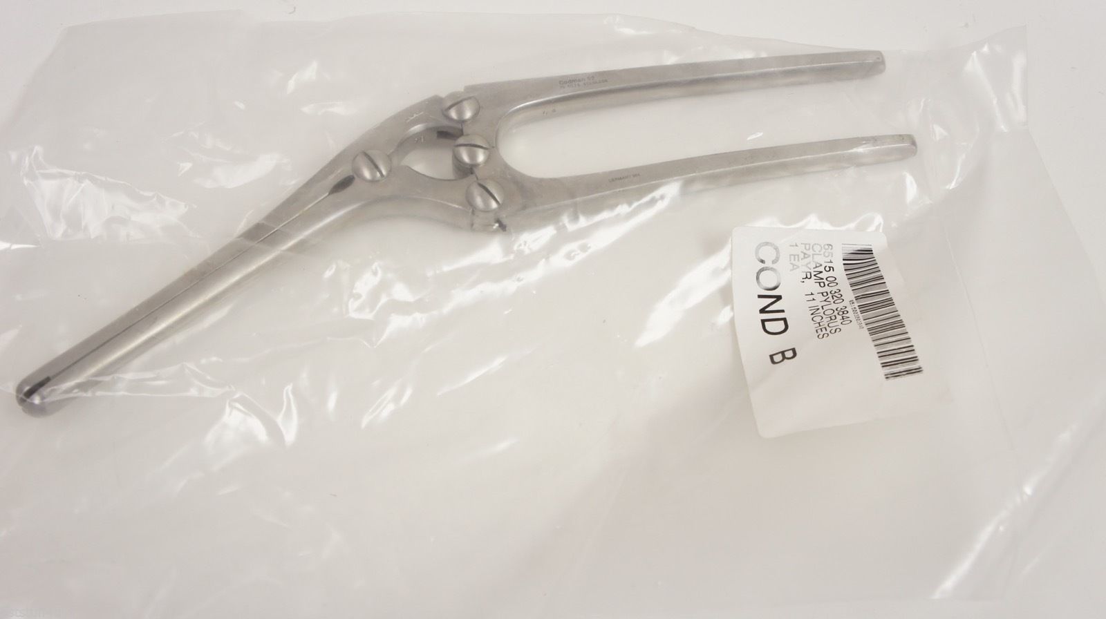 Codman 19-4076 Payr Pylorus Clamp Straight 11in | eBay