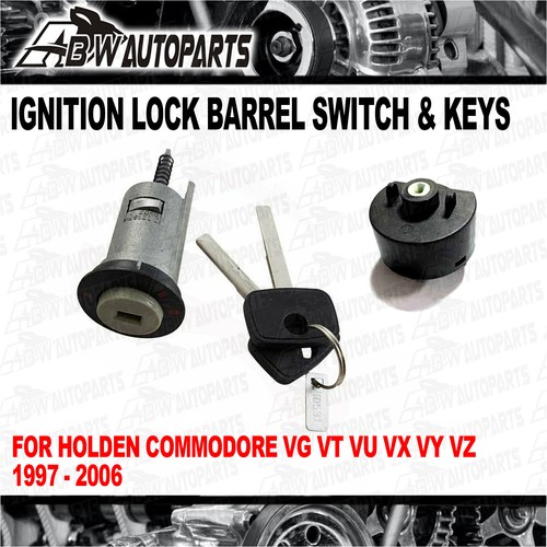 Ignition Lock Barrel Switch & Keys VG VT VU VX VY VZ Commodore For ...