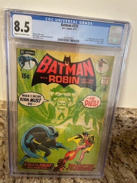 BATMAN #232 JUNE 1971 CGC GRADE 8.5_1ST APPEAR OF RA'S AL GHUL | eBay
