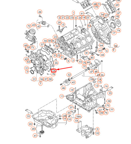 NEW AUDI A4 B8 FRONT TIMING COVER GASKET 059103161AJ OEM NO DUTY TO 🇺🇸 ...