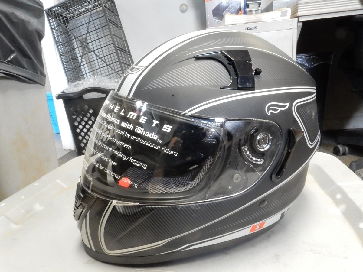 Fulmer Helmet Size Fulmer 360 Forge Black Open Face Helmet Small