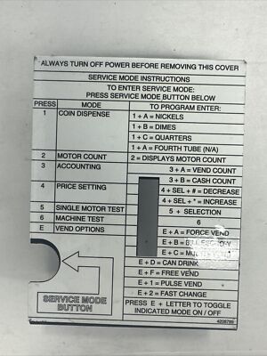 Usi 3129 Vending Machine Control Board Cover | eBay