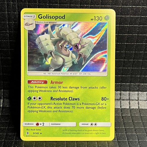 Golisopod #9/145 Guardians Rising Holo Rare Pokemon Card | eBay