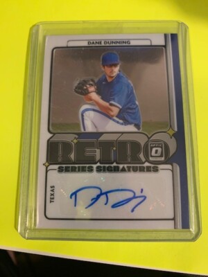 2021 DONRUSS OPTIC DANE DUNNING RETRO SERIES SIGNATURE AUTOGRAPH | eBay
