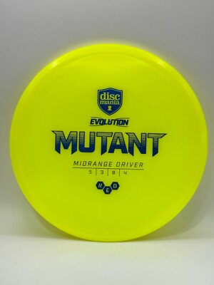 New Discmania Evolution Neo Mutant 177g Midrange 5/3/0/4 Disc Golf | eBay