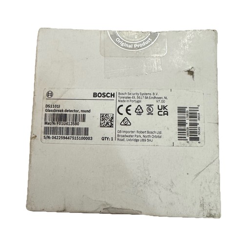 Bosch DS1101I Round Glass Break Detector New E11 | eBay