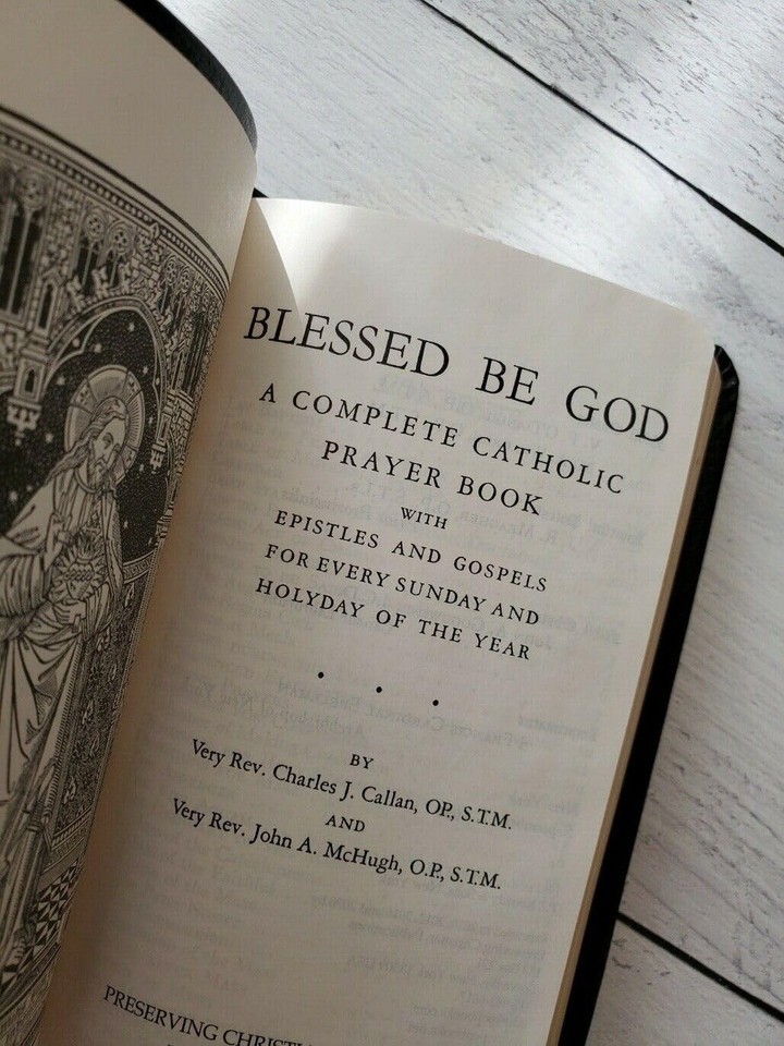 Blessed Be God - Catholic Prayer book | eBay