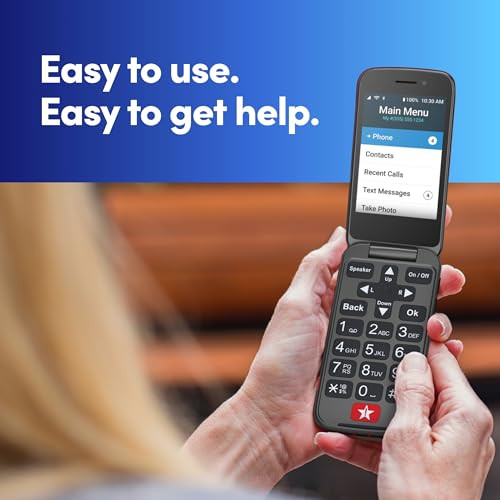 Jitterbug Flip2 - Flip Cell Phone for Seniors - Not Compatible with ...