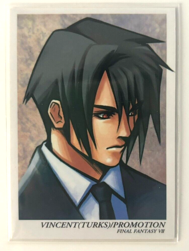 Vincent Turks Promo Card P-01 Final Fantasy VII Art Museum FF7 Rare ...
