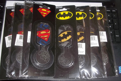 8 DC DOG TAGS Gift Party Favor Bioworld SUPERMAN & BATMAN | eBay