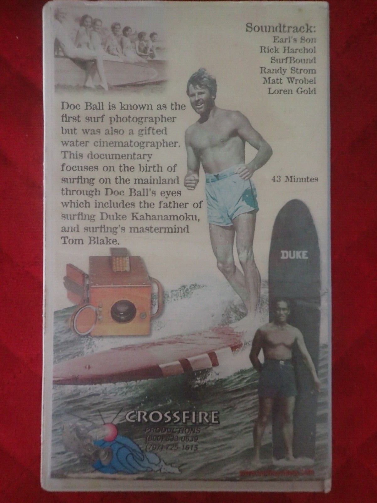 Carl Ackerman presents Doc Ball Surfing's Legendary Lensman- VHS | eBay