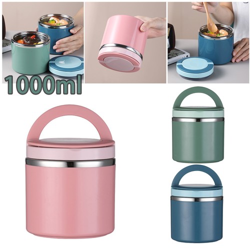 1000ml Lunch Box Thermos Food Flask Bento Insulated Food Soup Jar ...