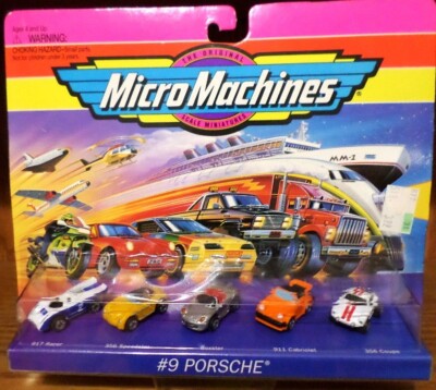 1994 Micro Machines #9 Porsche Vintage 5 Pack Lot from 1990s *NEW ...