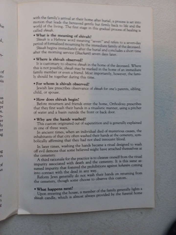 Jewish Mourning by Daniel B. Syme (1989, Trade Paperback) 9780807403327 ...