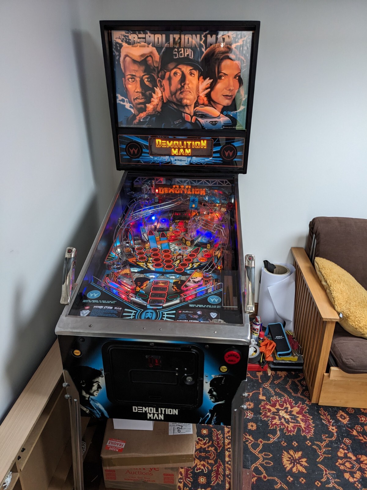 Pinball machine Demolition Man | eBay