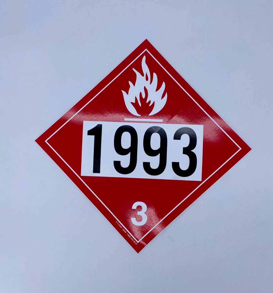 Hazmat Placard