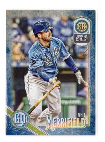 Baseball Card - 2018 Whit Merrifield 227 Indigo - Kansas City Royals ...