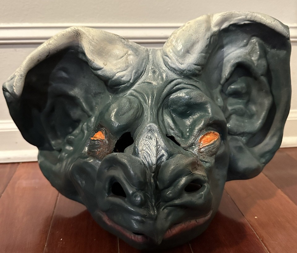 Vintage 1991 Distortions Unlimited Halloween Mask Scary Creature ...