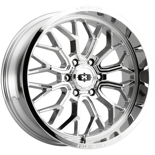 Vision 402 Riot 22x10 8x6.5" -19mm Chrome Wheel Rim 22" Inch ...