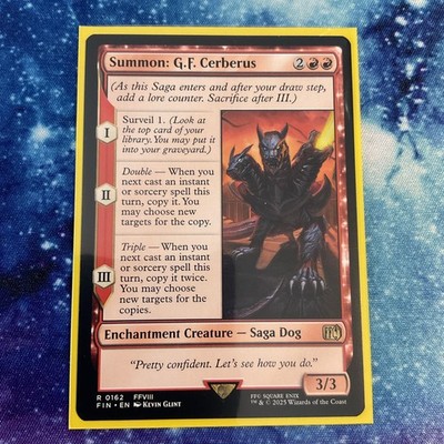 Summon: G.F. Cerberus (REGULAR) x1 - MTG Final Fantasy FIN #162 | eBay