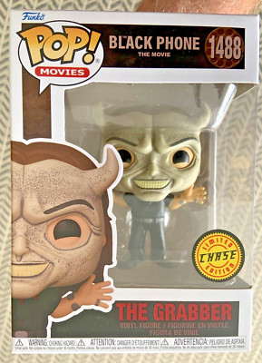 RARE CHASE THE GRABBER BLACK PHONE 1488 Funko Pop Vinyl New in Mint Box ...