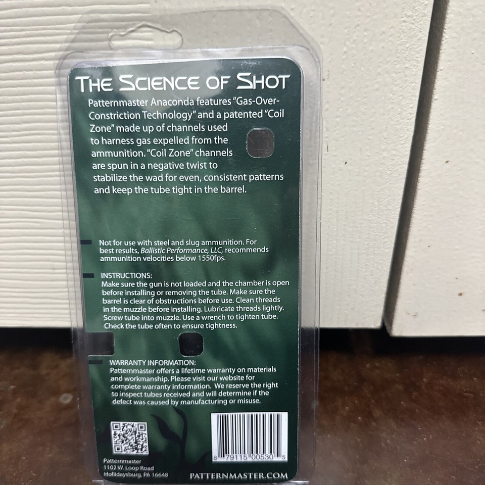Patternmaster Anaconda Model #5530 12 Gauge Mossberg Striker Turkey ...