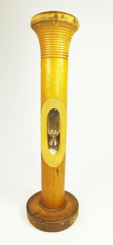 Vintage egg timer made from a bobbin industrial textile mill Yorkshire ...