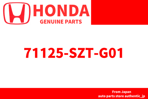 HONDA Genuine CRZ 2011-2016 COVER, PLASTIC 71125-SZT-G01 OEM | eBay
