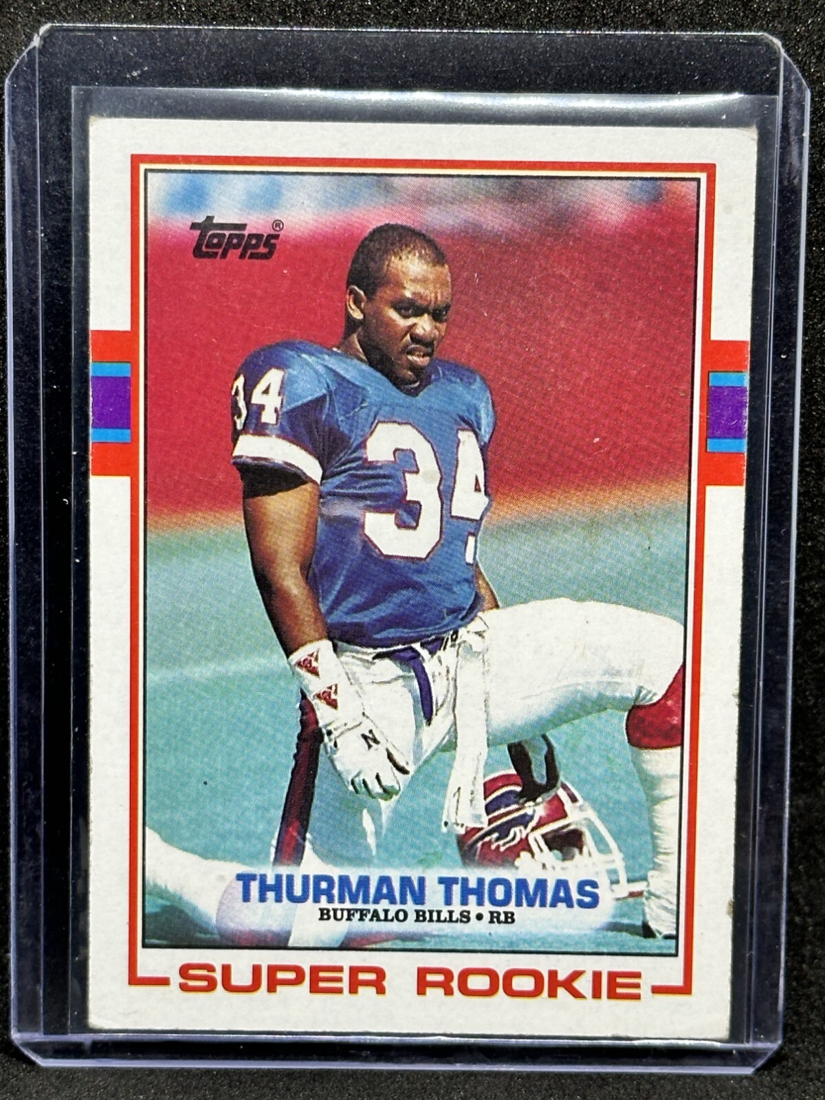 1989 Topps Thurman Thomas Super Rookie Buffalo Bills #45 | eBay