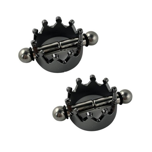 Nipple Crown Clamps Powerful Magnetic Metal For Bondage Fetish BDSM Men ...