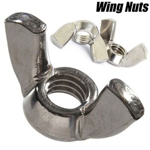 M4 M5 M6 M8 M10 M12 WING NUTS BUTTERFLY HAND NUTS THREADED METAL ZINC PLATED | eBay