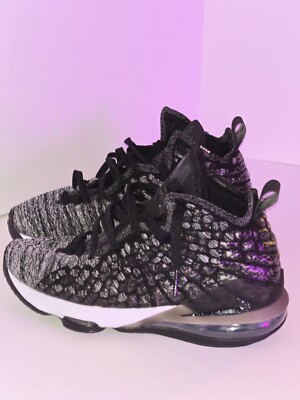 Nike Air LeBron James Shoes Sneakers 17 XVII Men Basketball 6Y GS Black ...